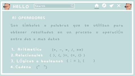 Elementos De La Programacion Operacion Palabras Programacion