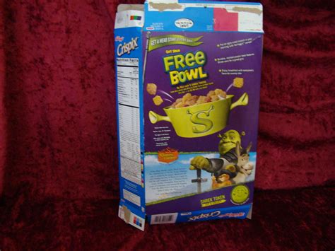 Shrek Cereal Bowl Offer Kelloggs Crispix Cereal 2007 Flickr