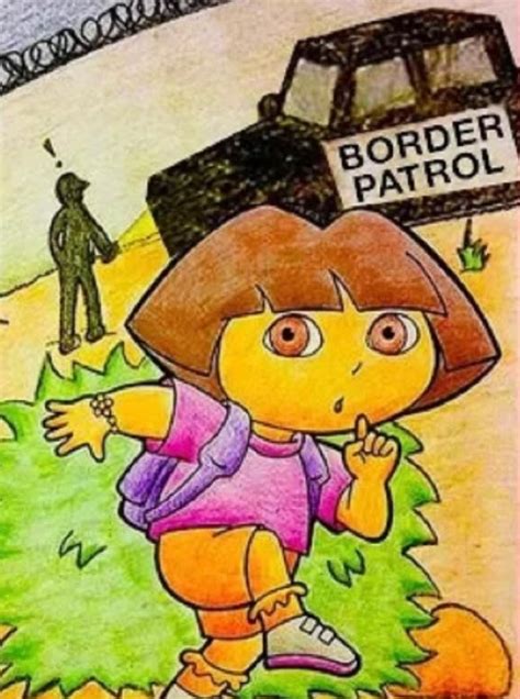 Dora Meme Border Patrol