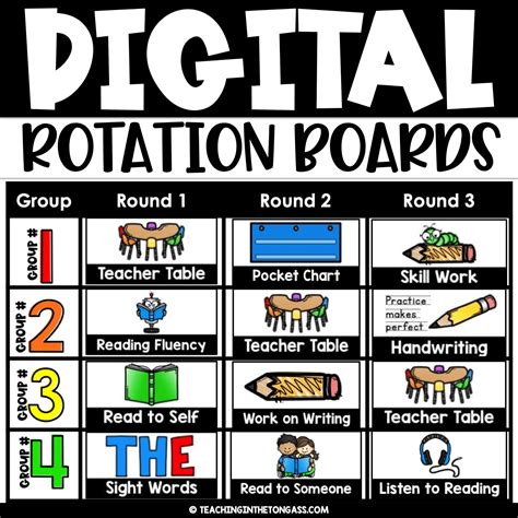 Free Center Rotation Chart Printable Free Printable