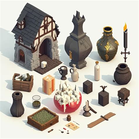 Premium Photo Rpg Npc Isometric Rpg Item Object For Rpg Game