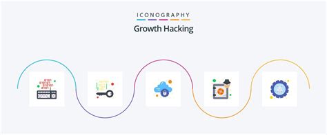 Hacking Flat 5 Icon Pack Including Lock Hacker Security Deposit