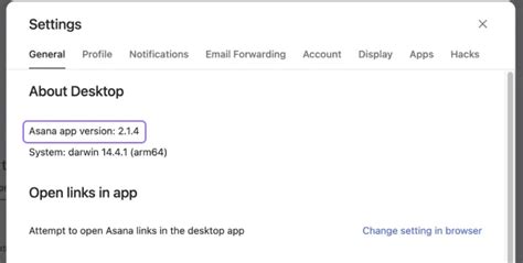 Asana 데스크톱 앱