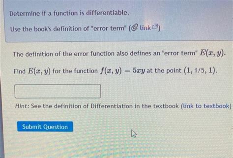 solved determine if a function is differentiable a use the