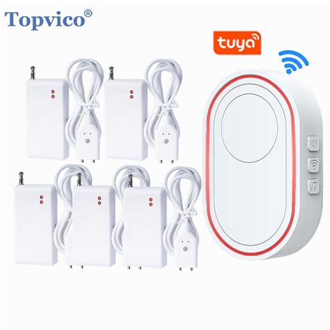Topvico Water Sensors For Leaks Wifi Basement Sump Pump Water Alarm Tu