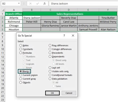 go to special excel what is it shortcut examples how to use