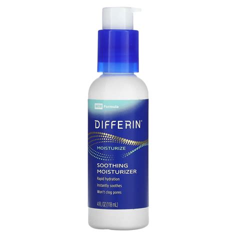 Differin Soothing Moisturizer 4 Fl Oz 118 Ml