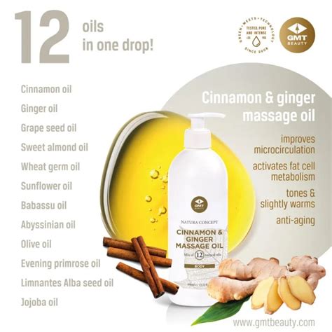Cinnamon And Ginger Massage Oil Ninispa