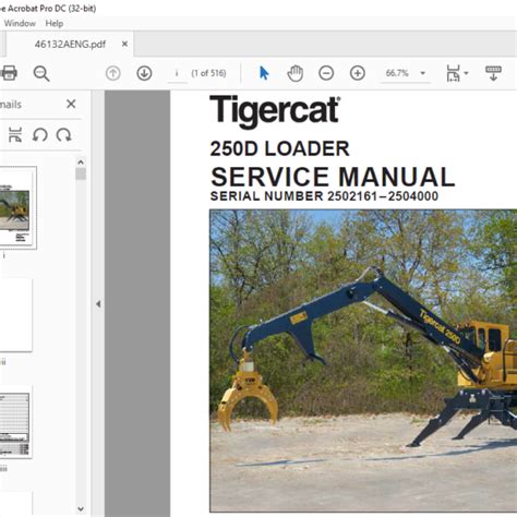 Tigercat 250d Loader Service Manual Heydownloads Manual Downloads