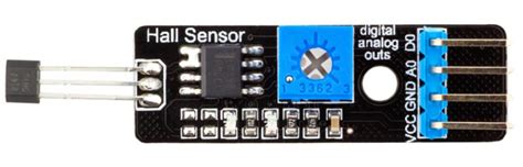 Купить недорого Датчик Холла аналоговый и цифровой выходы модуль в интернет магазине Arduino