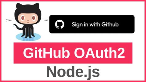 How To Add Github Oauth2 Login In Nodejs Github Oauth2 Authentication With Passportjs Youtube