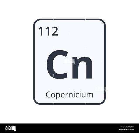 Copernicium Chemical Symbol Stock Vector Image And Art Alamy