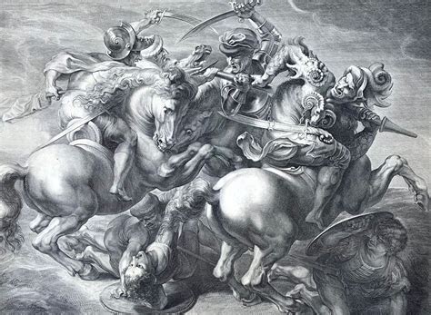 Fight Of Knights From The Battle Of Anghiari By Leonardo Da Vinci Work