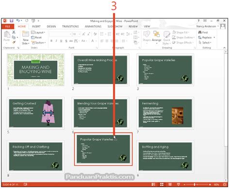 Cara Menyalin Copy Paste Menduplikat Dan Memindahkan Slide Melalui Slide Sorter View Di