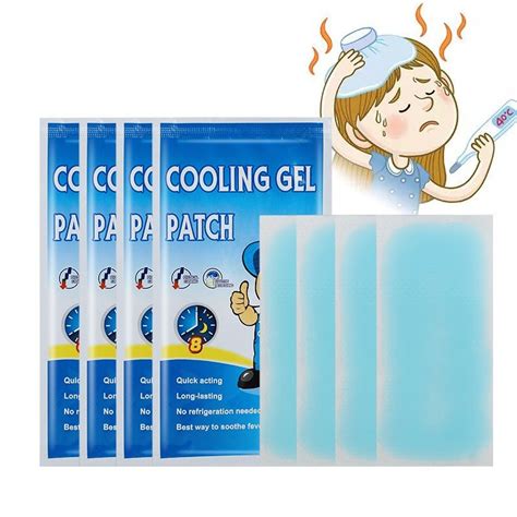 Muscle Relief Fever Ice Cooling Reducing Cool Patches Fever Stickers