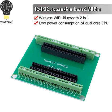 ESP WROOM 32 Microcontroller Development Board ESP32 Expansion Breakout Board GPIO 1 Into 2 For