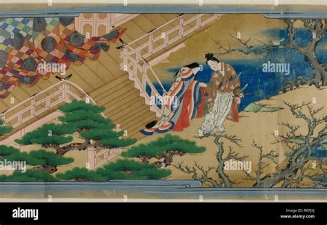 Joruri Monogatari 17th Century School Of Iwasa Matabei Japanese