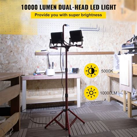 Vevor 10000 Lumen Led Plug Portable Work Light Tgdmcled10000l61xv1 At