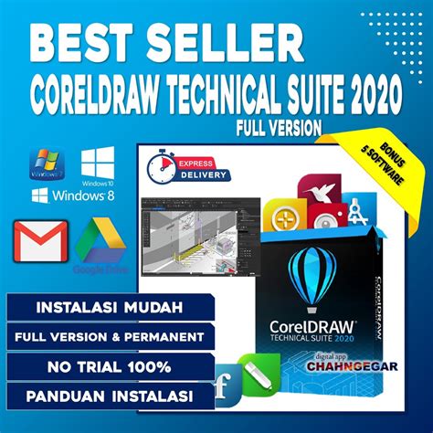 Jual Coreldraw Technical Suite 2020 Full Version Software Editing Foto Windows Corel Photos