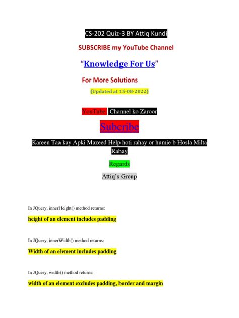 Jquery Methods And Dom Traversing Explained A Summary Of The Key