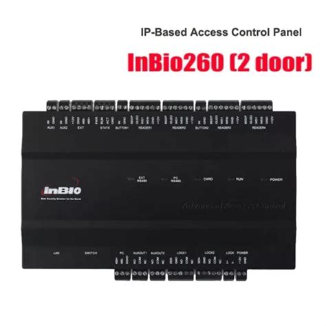 zkteco inbio 260 ip based tcp ip access control panel board access