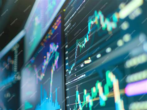 a computer screen with a graph showing the word graph premium ai generated image