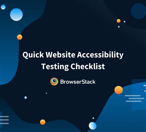 a complete web application testing checklist browserstack