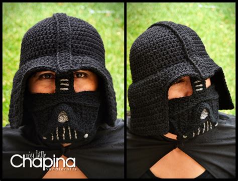 Pattern Darth Vader Adult Size Crochet Hat Not The Physical Hat No Es El Gorro Terminado Etsy