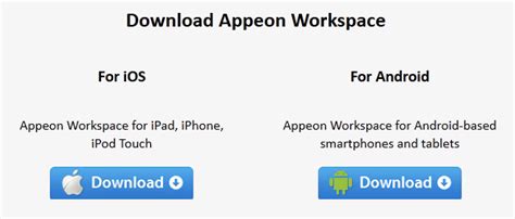 Installing Appeon Workspace Appeon Workspace User Guide Mobile Only