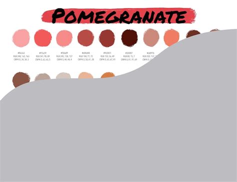 Pomegranate Color Code At Michael Sizemore Blog