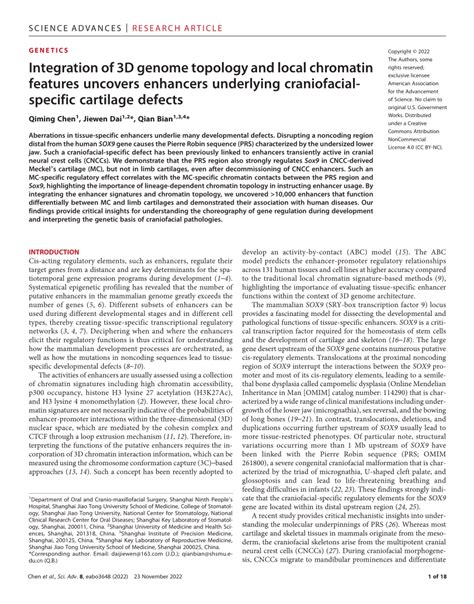 Pdf Integration Of 3d Genome Topology And Local Chromatin Features Uncovers Enhancers