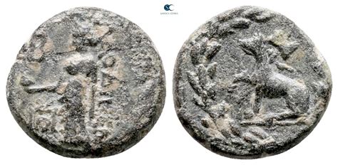 Phrygia Laodicea Ad Lycum Pseudo Autonomous Time Of Tiberius 14 37 Ae Pythes Pythou