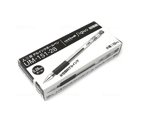 Uni Ball Signo Um 151 Gel Pen 028 Mm Black Ball Pens And Gel Pens