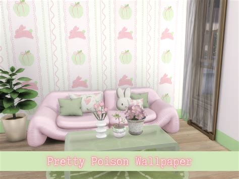 The Sims Resource Pretty Poison Wallpaper