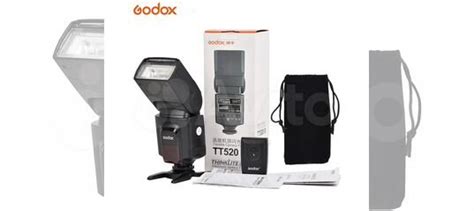 Вспышка Накамерная Godox TT520 II + Синхронизатор купить в Твери ...