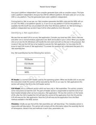 Net Framework By Naveen Kumar Veligeti DOCX