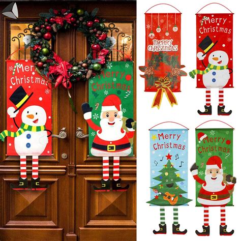 Pullimore Christmas Hanging Flag Decorations Welcome Window Sign