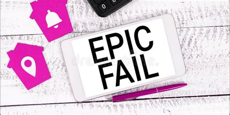 Text Showing Inspiration Epic Fail Business Showcase A Spectacularly