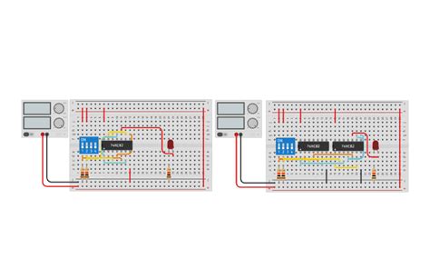 Circuit Design Activity 1 2 Part3 Using Nor Tinkercad