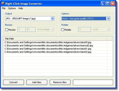 Right Click Image Converter Descargar