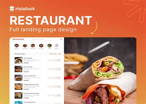 Food Ordering Website Landing Page Design By Arham Techpro Uiux