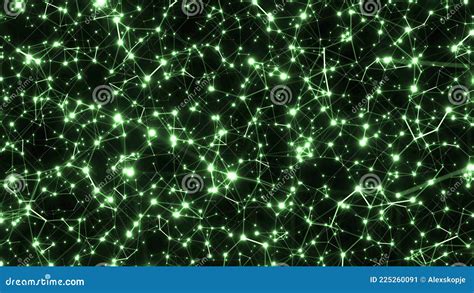 Abstract Plexus Technology Science And Engineering Stock Illustration