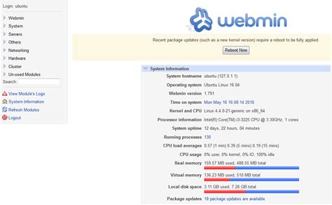 Install Webmin On Ubuntu 1604 Xenial Xerus Server Ubuntu Geek