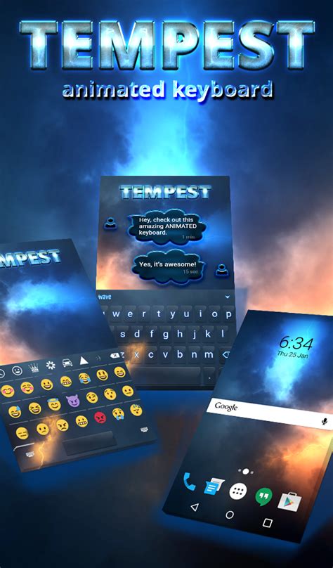 Download And Run Tempest Animated Keyboard Li On Pc For Free