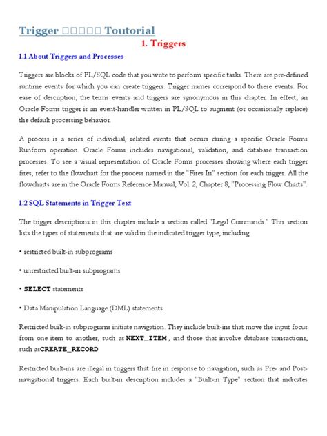 form trigger tutorial pdf database transaction software engineering