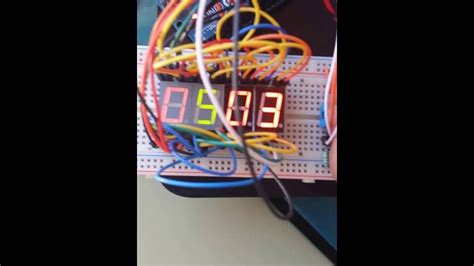 Cronometro Con Arduino Pausa Reinio Y Start Garcia Sánchez Octavio Youtube