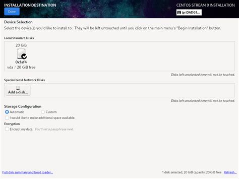 centos stream 9 install server world