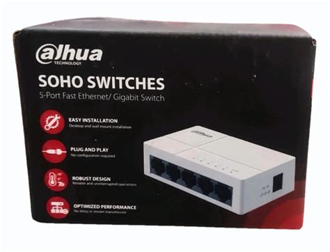 Dahua 5 Port Dh Pfs3005 5et L Desktop Fast Ethernet Switch At ₹ 410