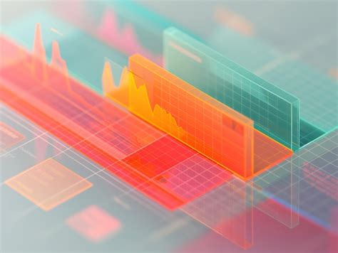 Colorful Data Visualization Abstract Graphs And Charts In Vibrant Hues Premium Ai Generated Image