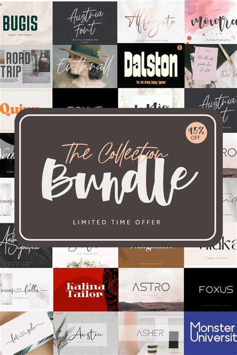 The Collection Font Bundles
